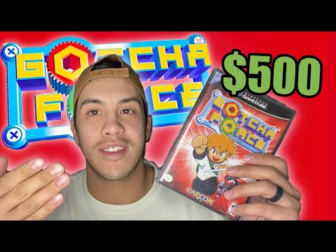 THE MOST EXPENSIVE GAMECUBE GAME - GOTCHA FORCE - OPENING!