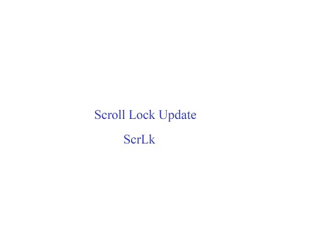 What Is The Scroll Lock Key On Your Keyboard?