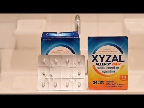Xyzal Adult Allergy 24 Hour Relief, 10 Count Tablets