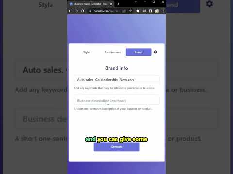 Namelix: Business Name Generator #shorts