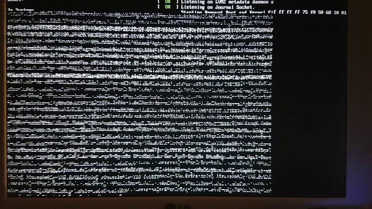 Arch linux, boot problem.
