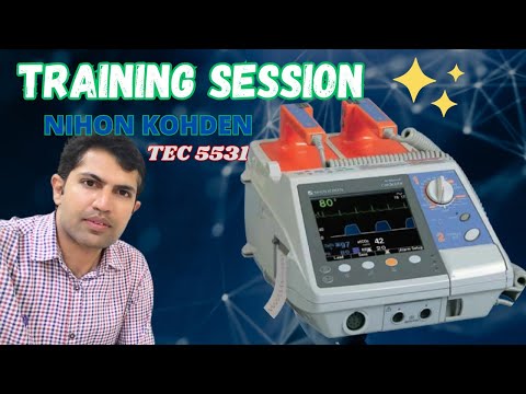 Nihon kohden Tec 5531K | Test run and operation guide | The Biomed Dude #defibrillator #cardio