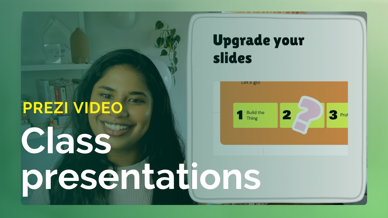 How to present a presentation in class