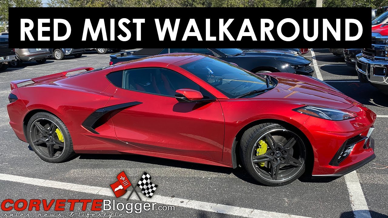 2021 Corvette Stingray in Red Mist