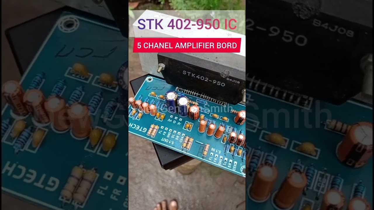 STK 402-950 IC 5 CHANEL AMPLIFIER