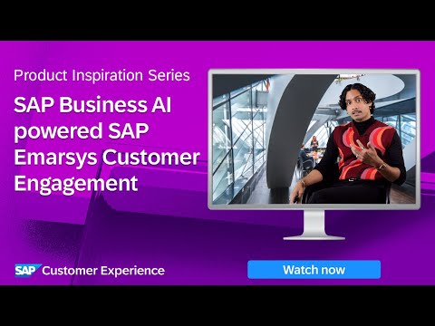 SAP Business AI-Powered SAP Emarsys Customer Engagement | Product Inspiration Series