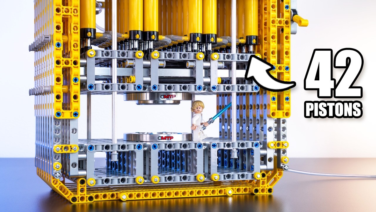 World’s Strongest Lego Crusher Powered By Air