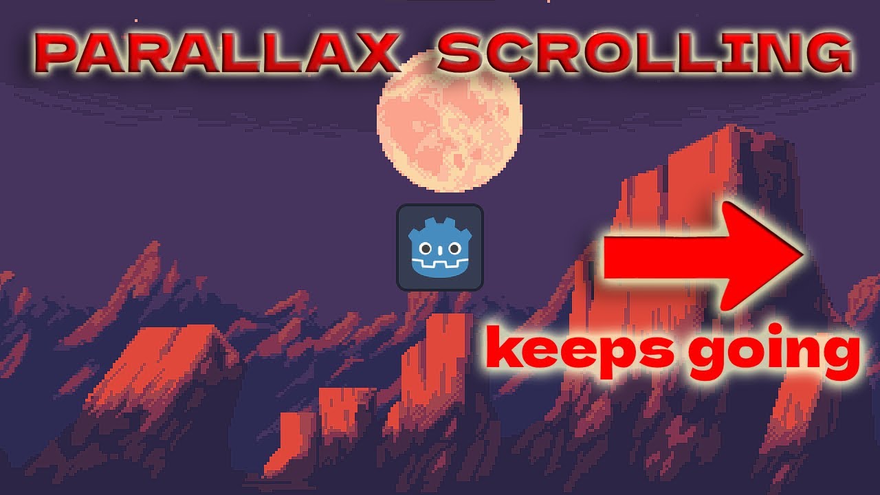 Infinite Parallax Scrolling Godot 4