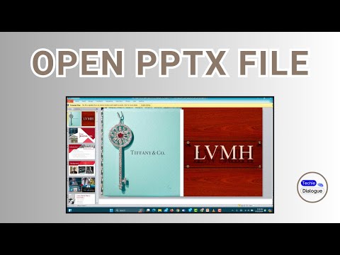 How to Open PPTX File