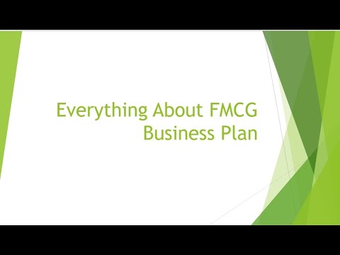 Everything About FMCG Business Plan