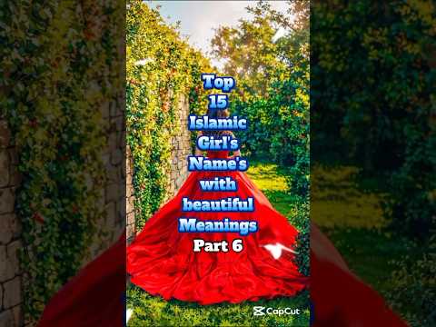 Top 15 Islamic Girl Names 🌙✨ | Part 6#Islamic#MuslimGirlNames#Top15Names#BabyGirlNames#TheDecaDive