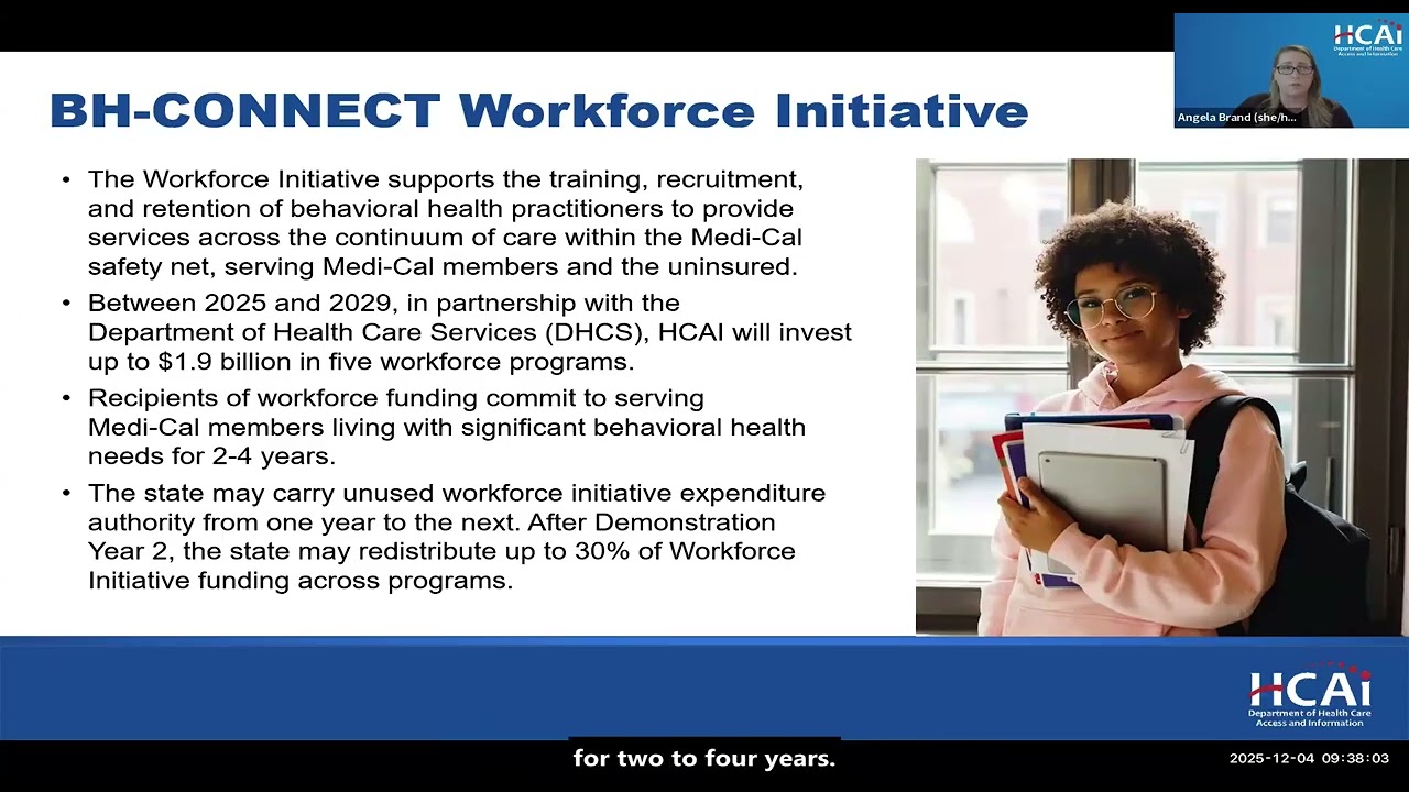 HCAI Webinar | MediCal Behavioral Health (MBH) Scholarship Program