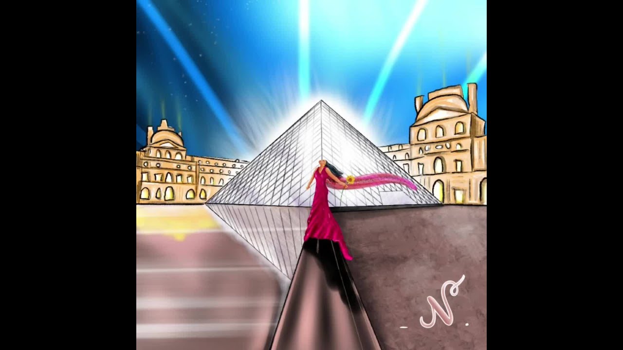 Procreate : Louvre Museum Timelapse