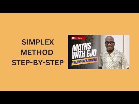15. Simplex Method Step-by-Step