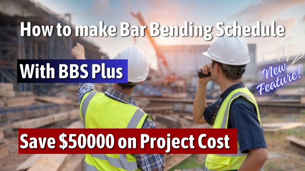 Learn How to Create a Bar Bending Schedule with BBS Plus Platinum | #bbs