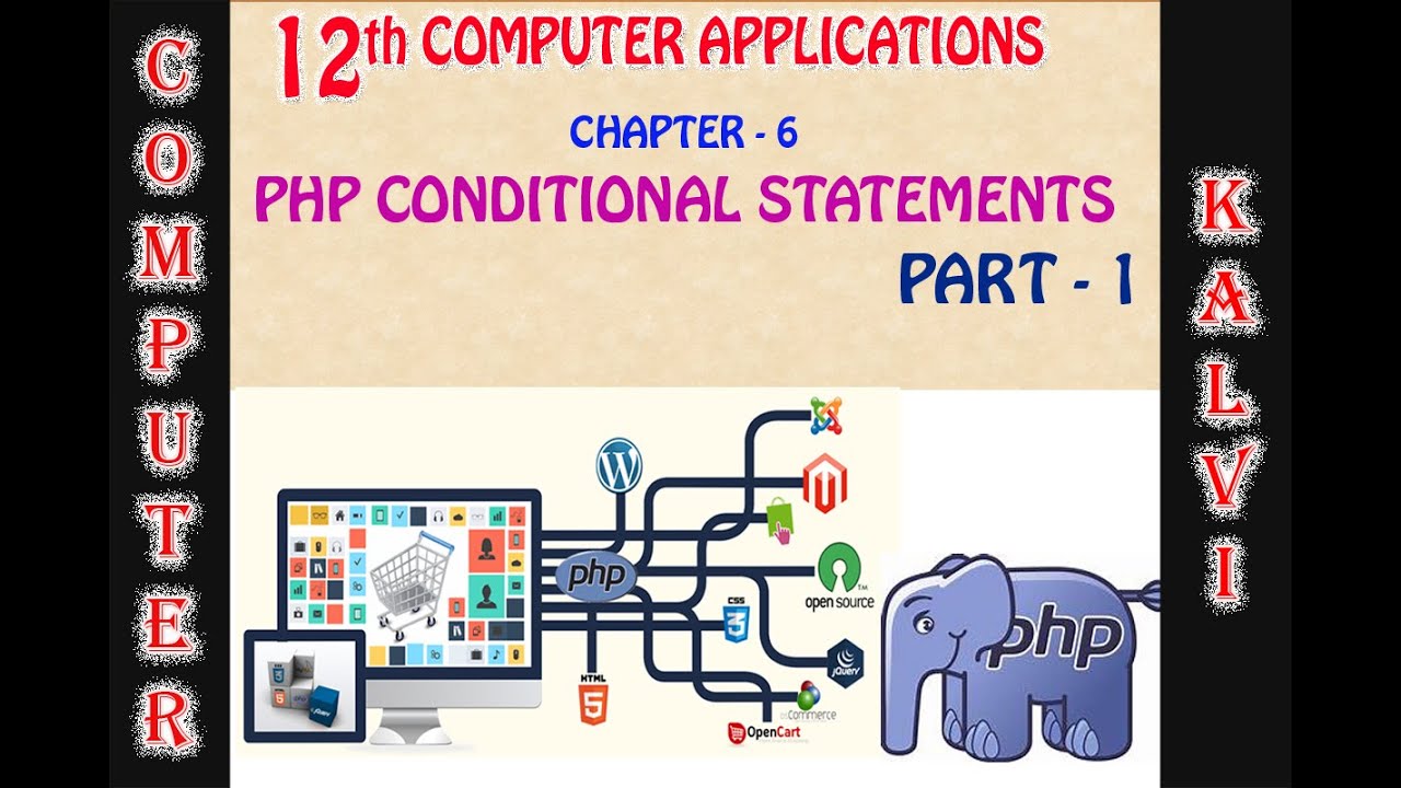 12th CA- CHAPTER 6 - PHP CONDITIONAL STATEMENTS