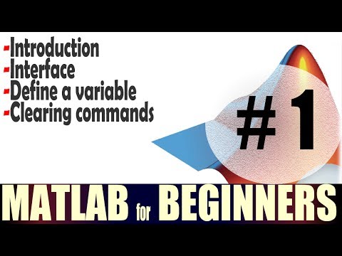 1- MATLAB TUTORIAL for Beginners: Introduction/Interface/ Clearing