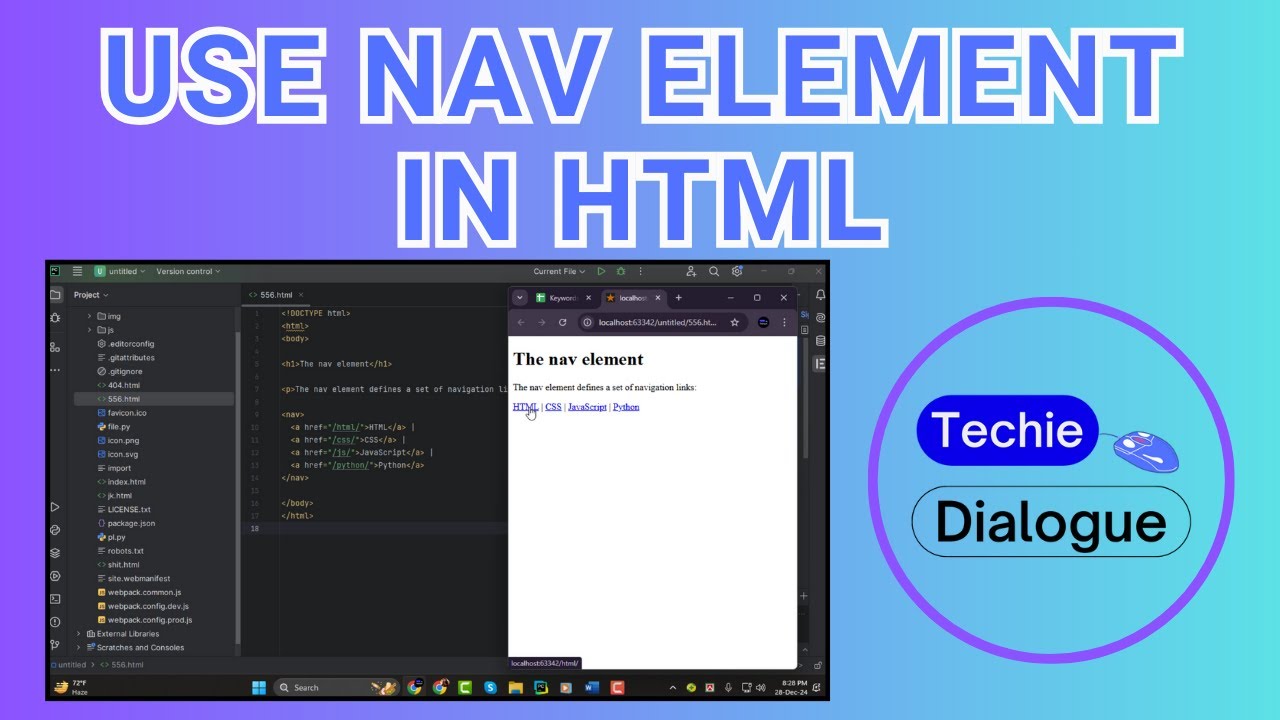 How to Use Nav Element in HTML - Step-by-Step Guide [2025]