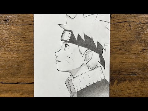 How to Draw Naruto Uzumaki Step by Step | Easy Anime Drawing Tutorial