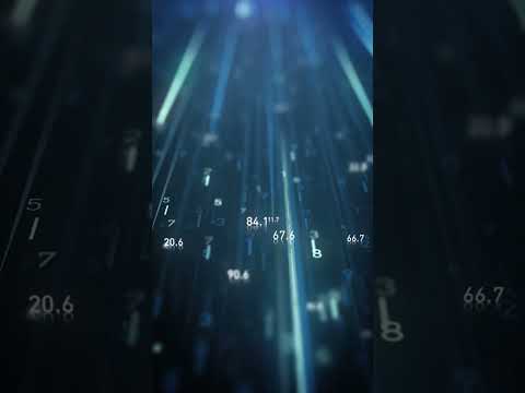 Big Data Digital Lines And Numbers Background #business #animation #vjloops #technology #hitech #art