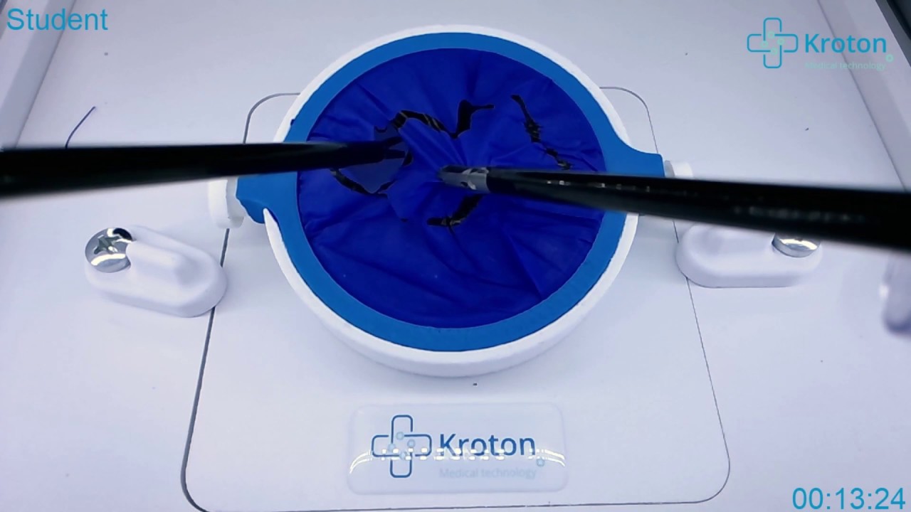 Laparoscopy basic training - Cutting