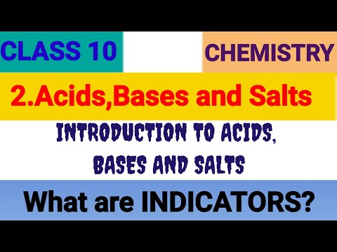 INDICATORS - ACIDS, BASES AND SALTS | CLASS 10 CHEMISTRY#indicators #acidbaseindicators #olfactory