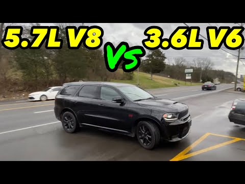 Dodge Durango: 3.6L V6 Vs 5.7L HEMI V8!