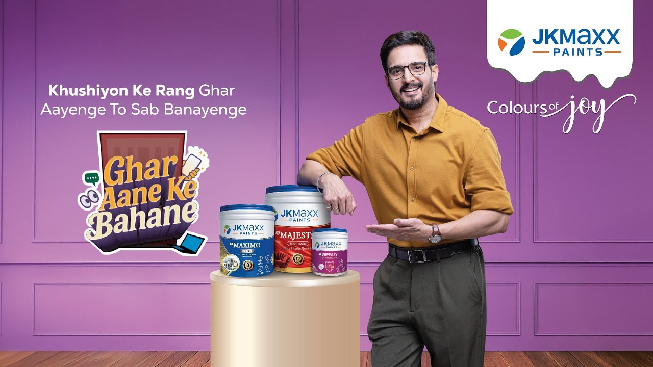 JK Maxx Paints launches new campaign – ‘Ghar Aane Ke Bahaane’ – Bringing alive the colours of ...