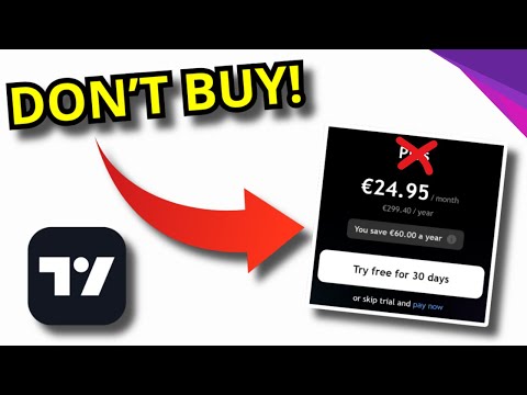 Tradingview Premium vs TradingView Free (don't buy this)