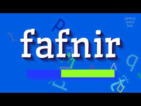 How to say "fafnir"! (High Quality Voices)