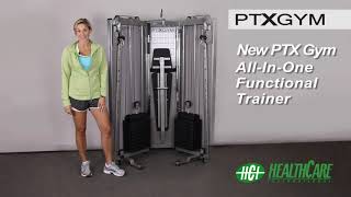 PTXGym Folding Functional Trainer Compact and Portable Home Gym PTX-Gym