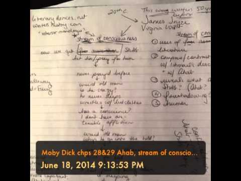 Moby Dick: Chapters 28 & 29: Ahab, Stubb, and Stream of Consciousness ...