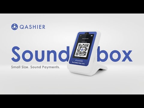 Soundbox by QashierPay - Small Size. Sound Payments.