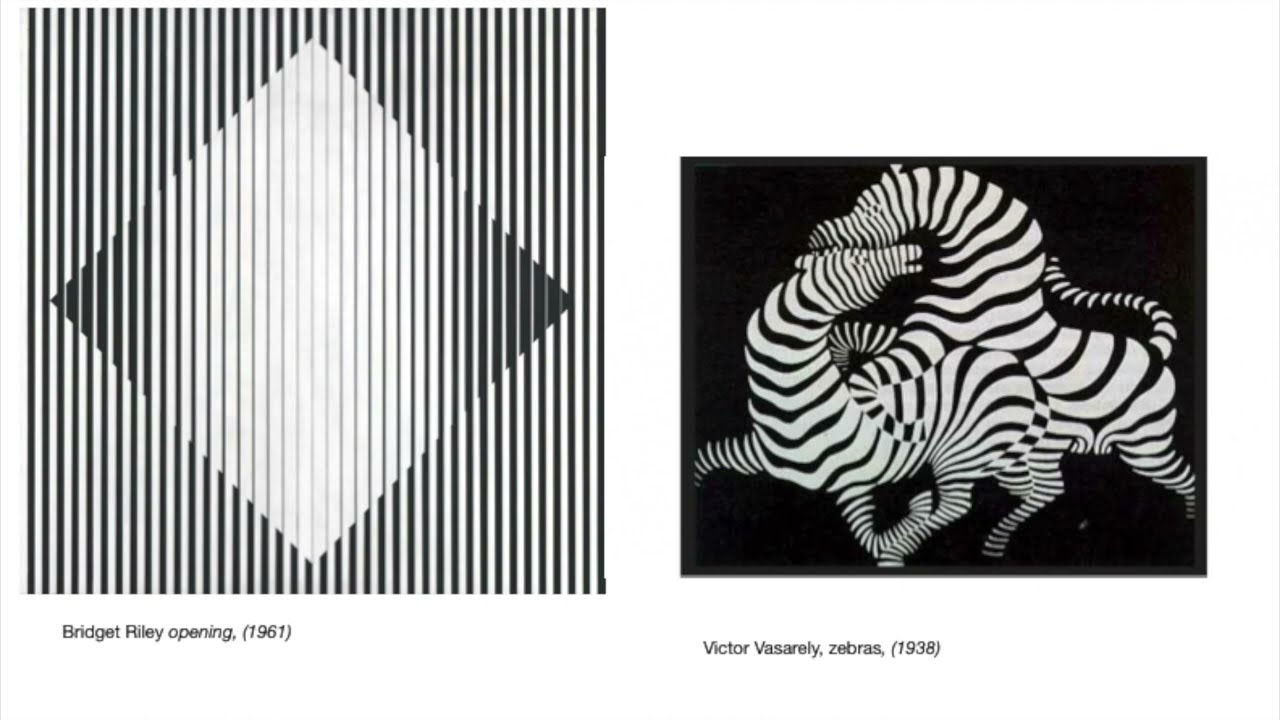 Op Art with Artists Bridget Riley and Victor Vasarely