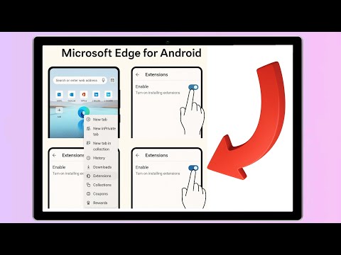 How to enable extensions on Microsoft Edge for Android