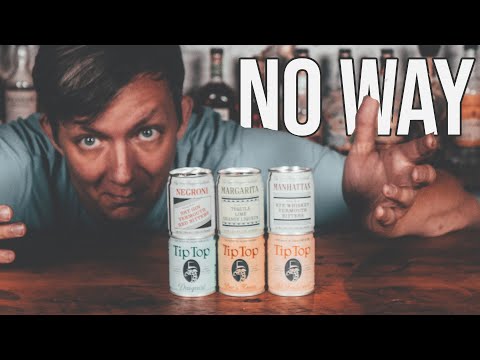 Can A CANNED Classic COCKTAIL Be GOOD? Tip Top Cocktails