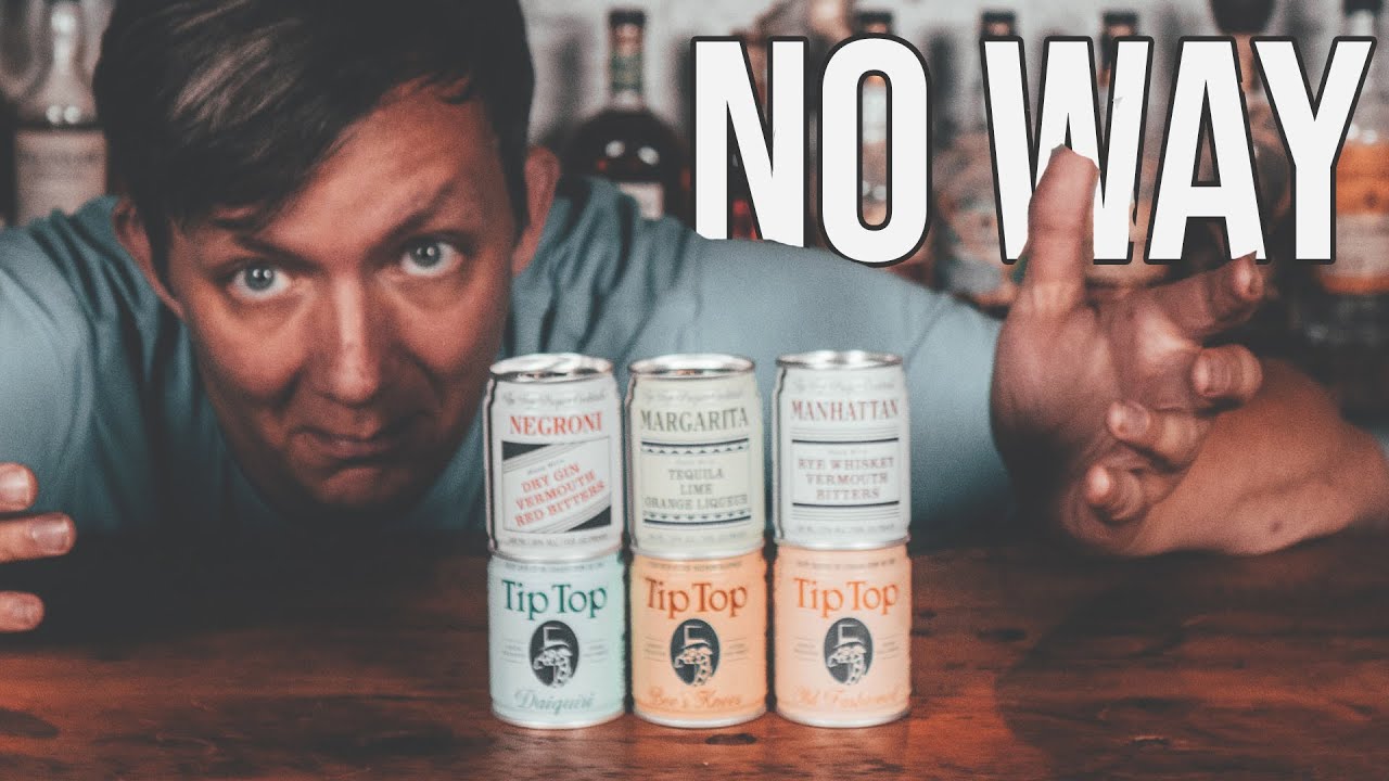 Can A CANNED Classic COCKTAIL Be GOOD?  Tip Top Cocktails