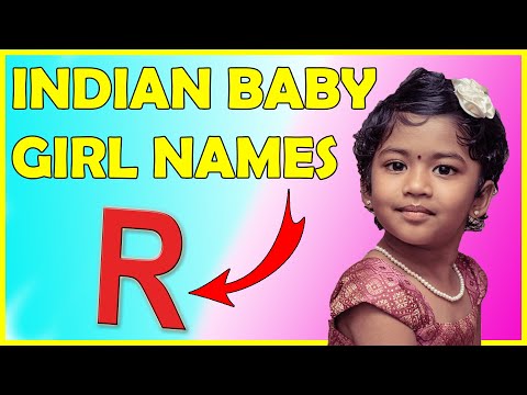 🛕 Indian Girl Names Starting with "R" - R Names with Meaning - R Hindu Names with R - R Letter R -4K