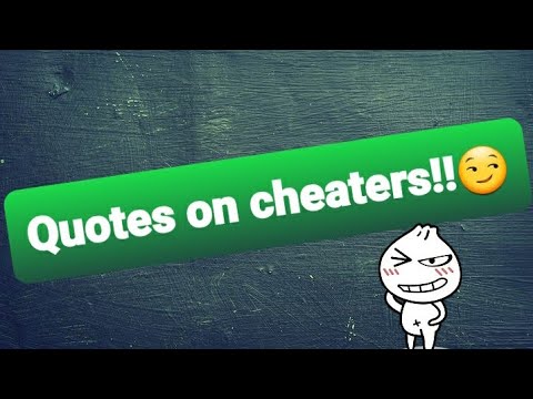 Quotes on cheaters || quotes on who cheats in love ||