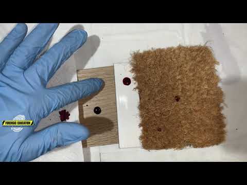 Bloodstains and experiments