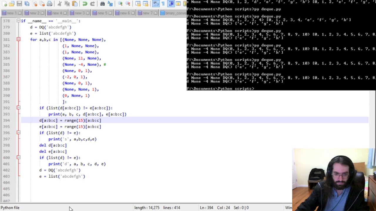 Let's Code Python: Deque, Part 10