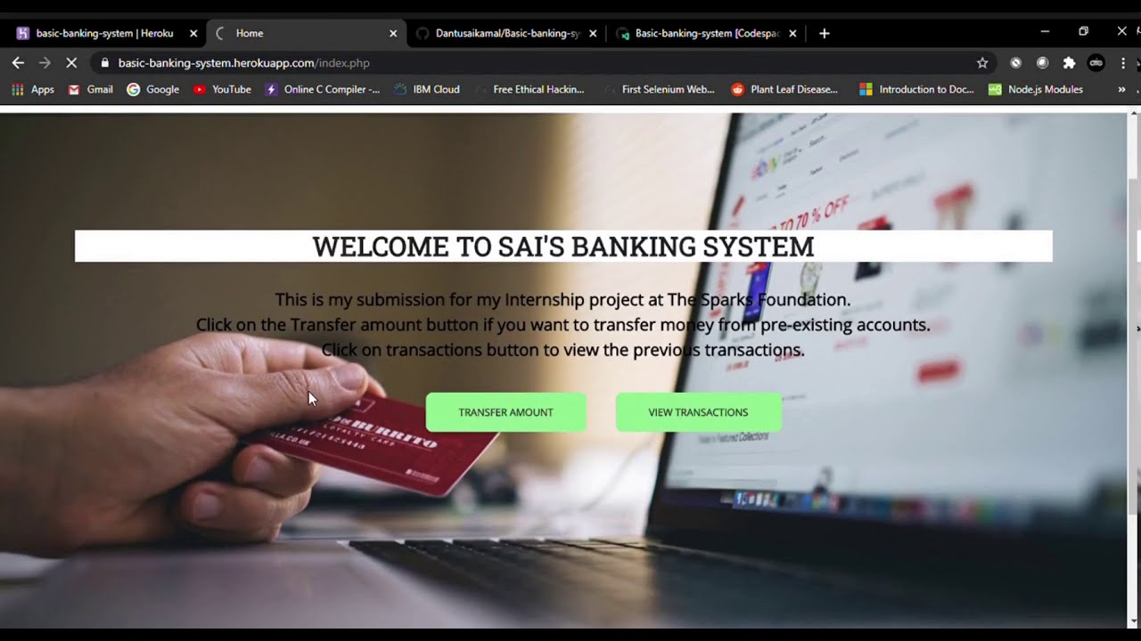 Basic Banking System using PHP and MySQL