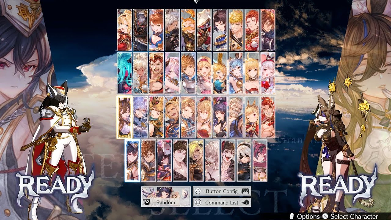 Granblue Fantasy Versus: Rising -  All Character Select Animations (ALL DLC)