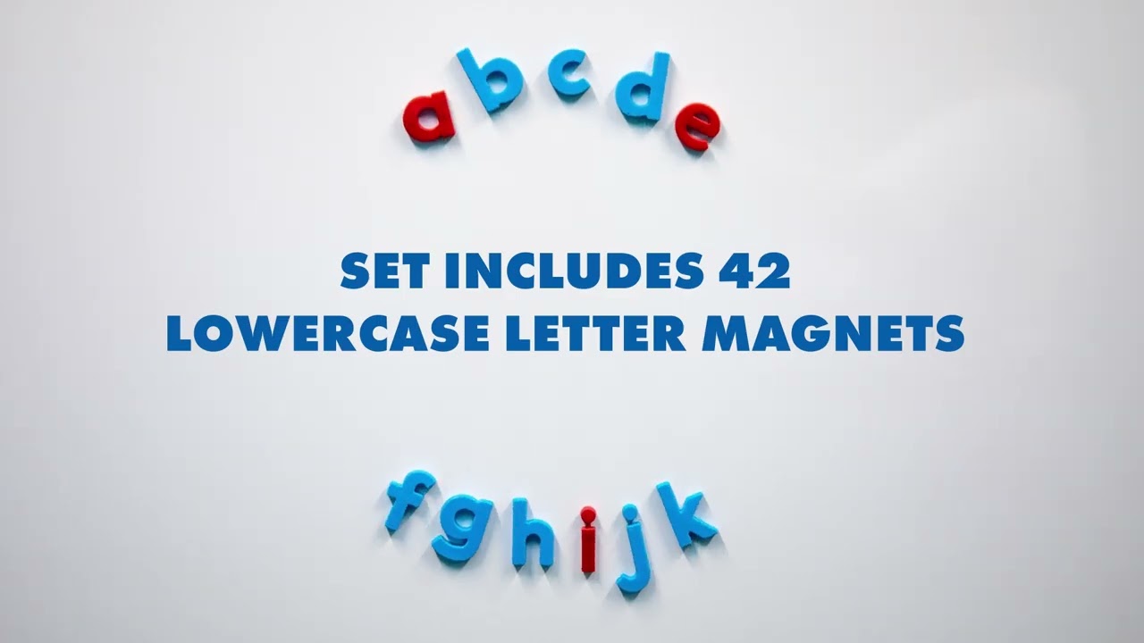 AlphaMagnets® Color-Coded Lowercase, 42 Pieces