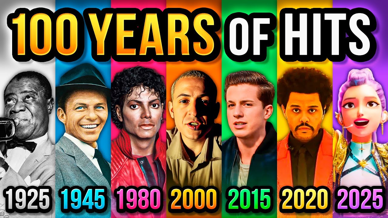Biggest Song Each Year for 100 Years [1925 to 2025]