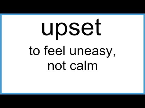 upset meaning | Vocabulary for Kids | Children's Dictionary | Learn English Vocabulary