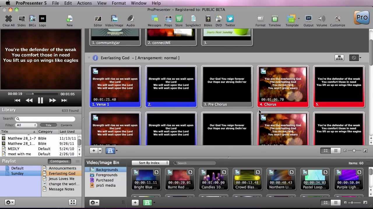 ProPresenter 5 - My First Presentation