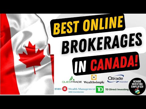 BEST ONLINE BROKERAGES IN CANADA FOR INVESTING! | Beginners Guide To Investing!
