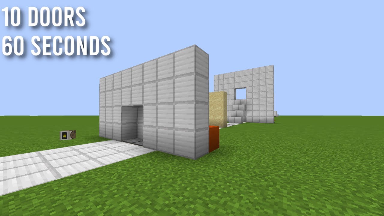 10 Minecraft Doors in 60 Seconds