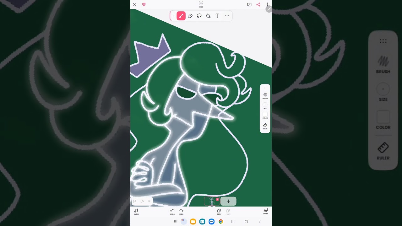 🌌👑ScreenCap Redrawing CyberChase Inez Into Me lol👑🌌